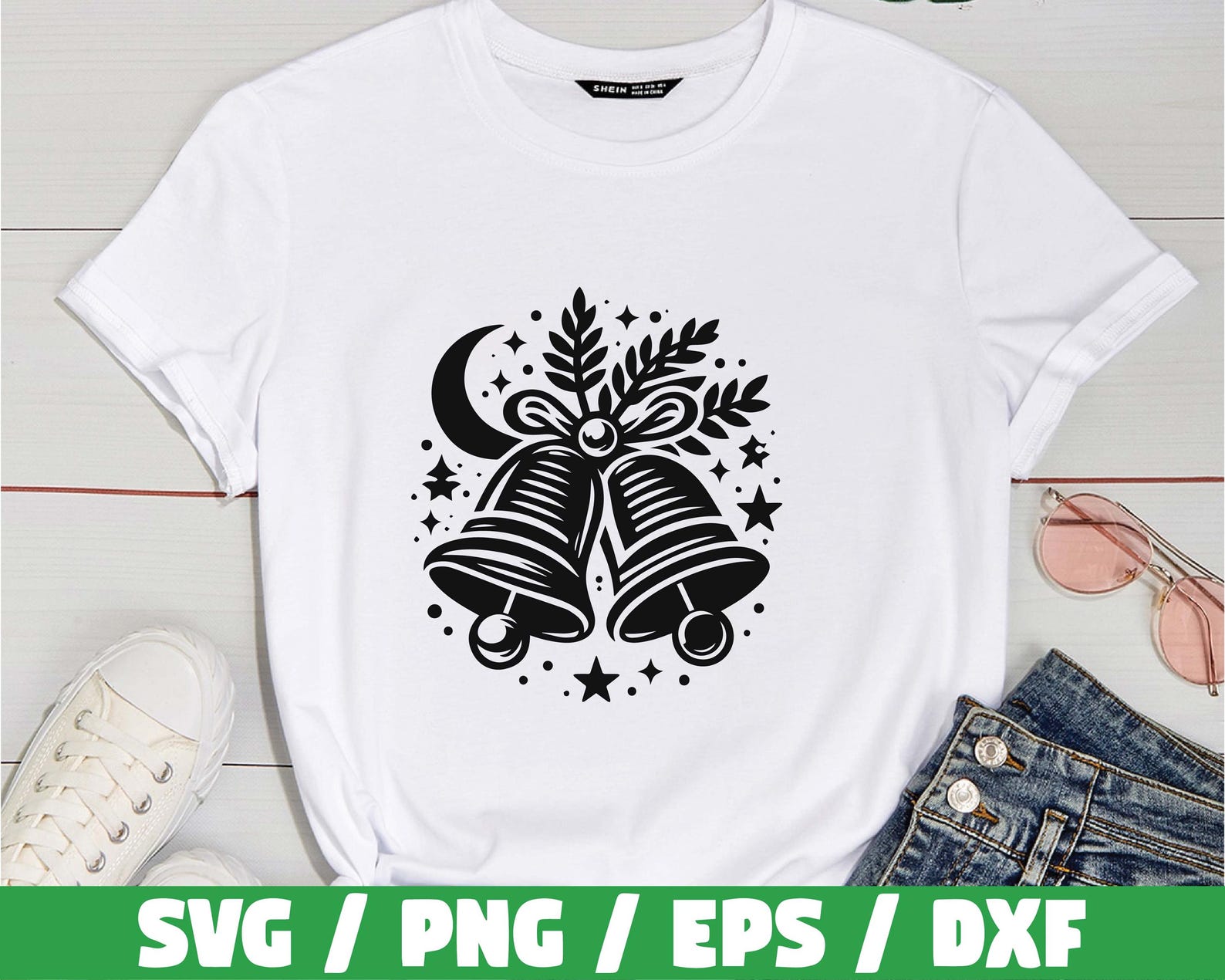 Jingle Bells SVG Bundle, Sleigh Bell Svg, Jingle Bells Dxf, Jingle Bells Png, Jingle Bells Eps ...