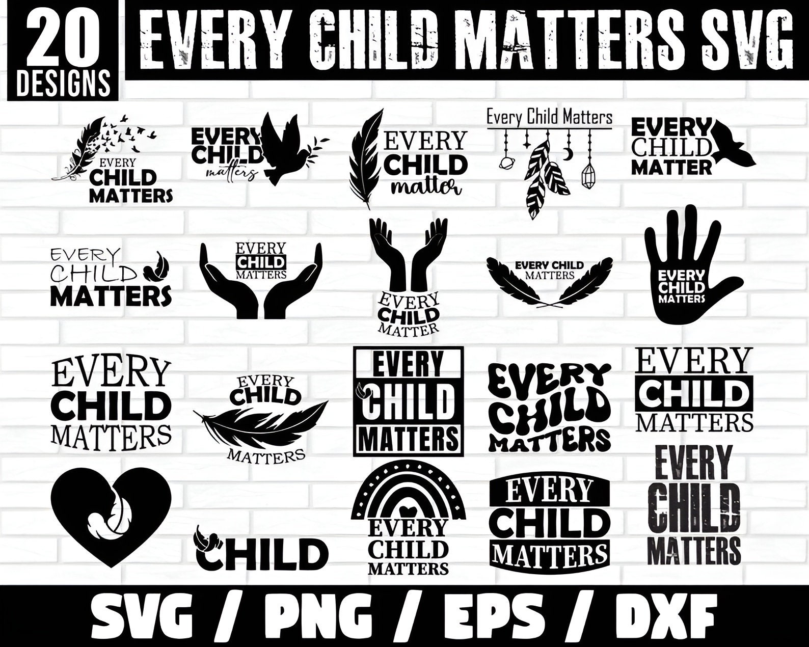 Every Child Matters Svg Bundle, Children School Svg, Orange Day Svg ...