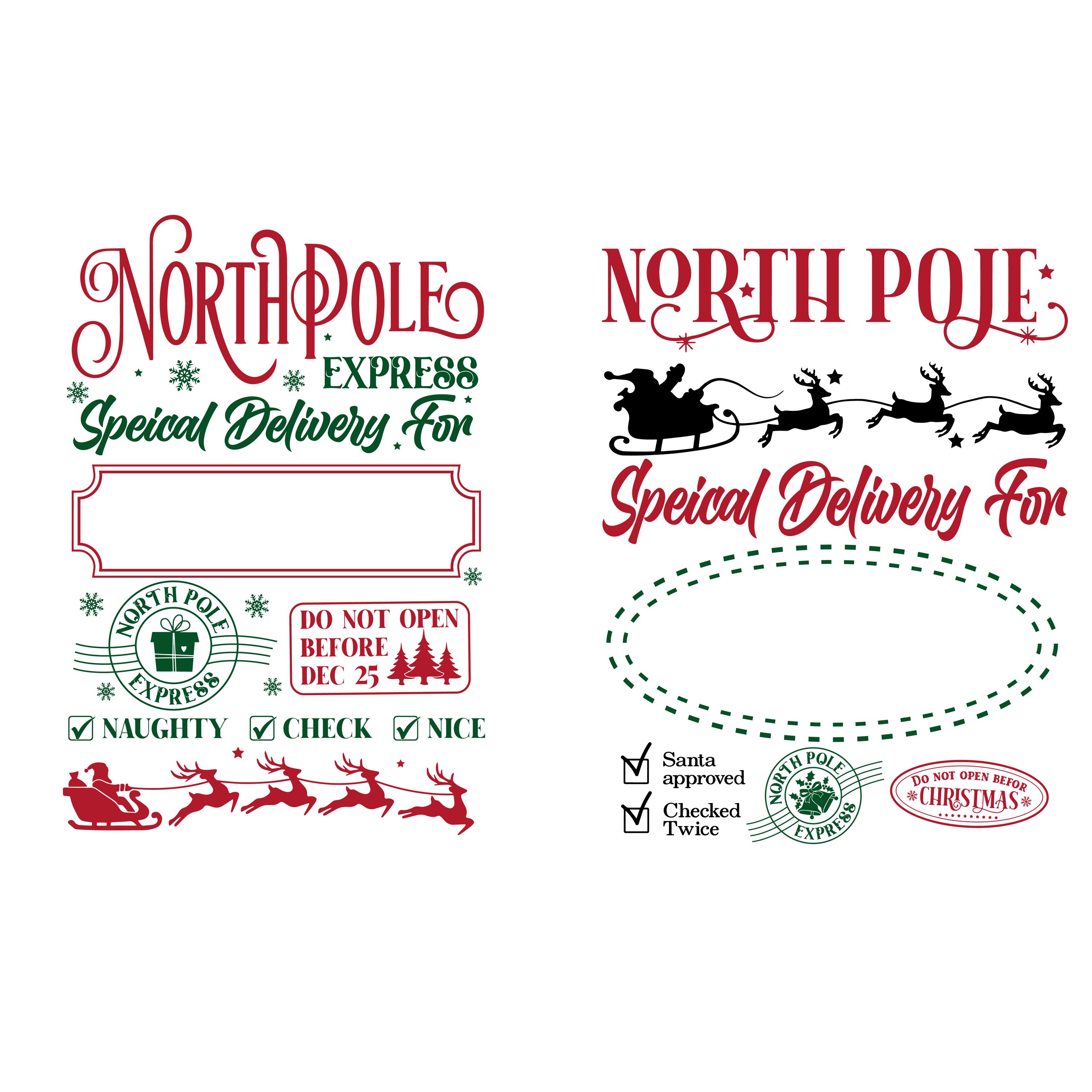 Christmas Santa Sack Svg PNG Bundle, Santa Sack SVG Bundle, Gift Bag ...