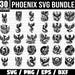 Phoenix SVG Bundle, Phoenix Svg, Phoenix Vector, Phoenix Birds, Phoenix ...