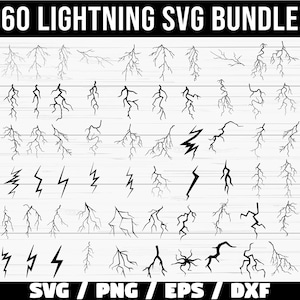 Lightning Bolt Svg, Lightning Strikes, Lightning Vector, Lightning ...