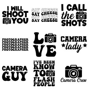 Photography SVG Bundle, Camera SVG, Photoshoot Svg, Photography Quotes ...