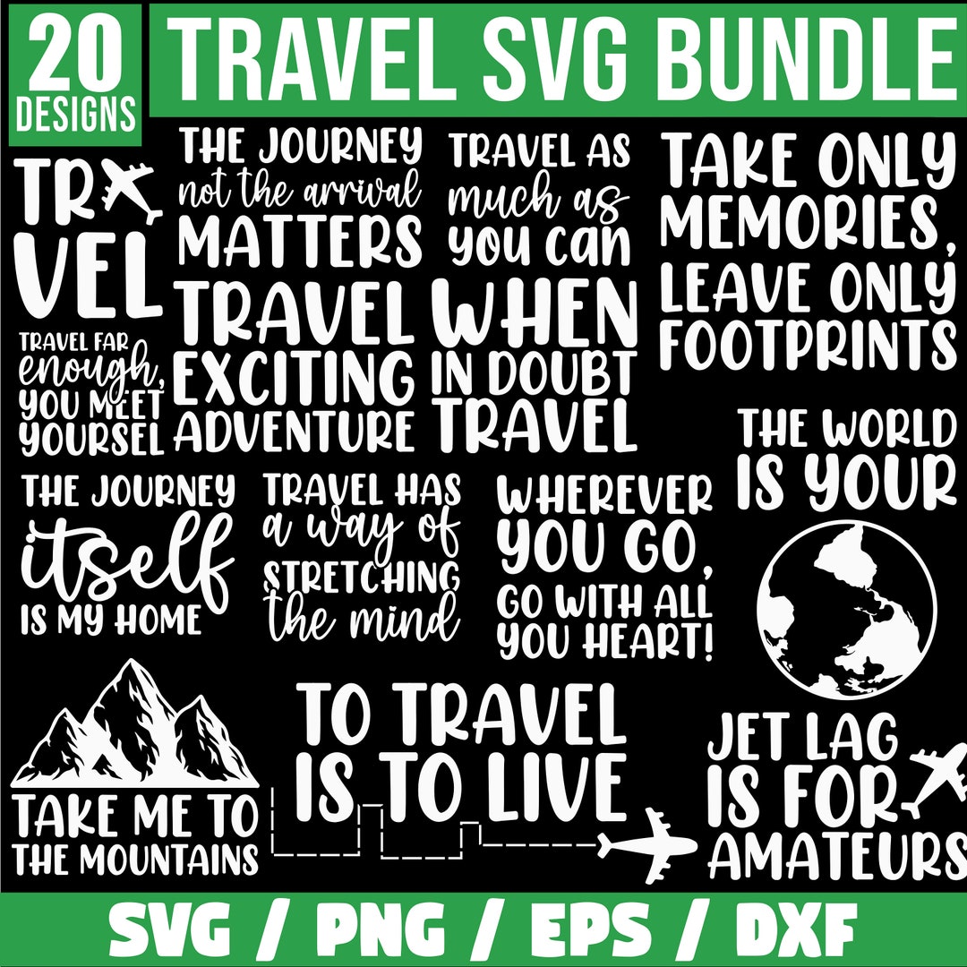 Travel Svg Bundle, Adventure Svg, Travel Svg, Family Trip Vacation SVG ...