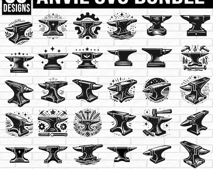 High Quality Anvil SVG Bundle, Anvil Dxf, Anvil Png, Anvil Vector ...