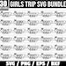 Girls Trip SVG Bundle, Girls Weekend SVG, Family Vacation Svg, Girls ...