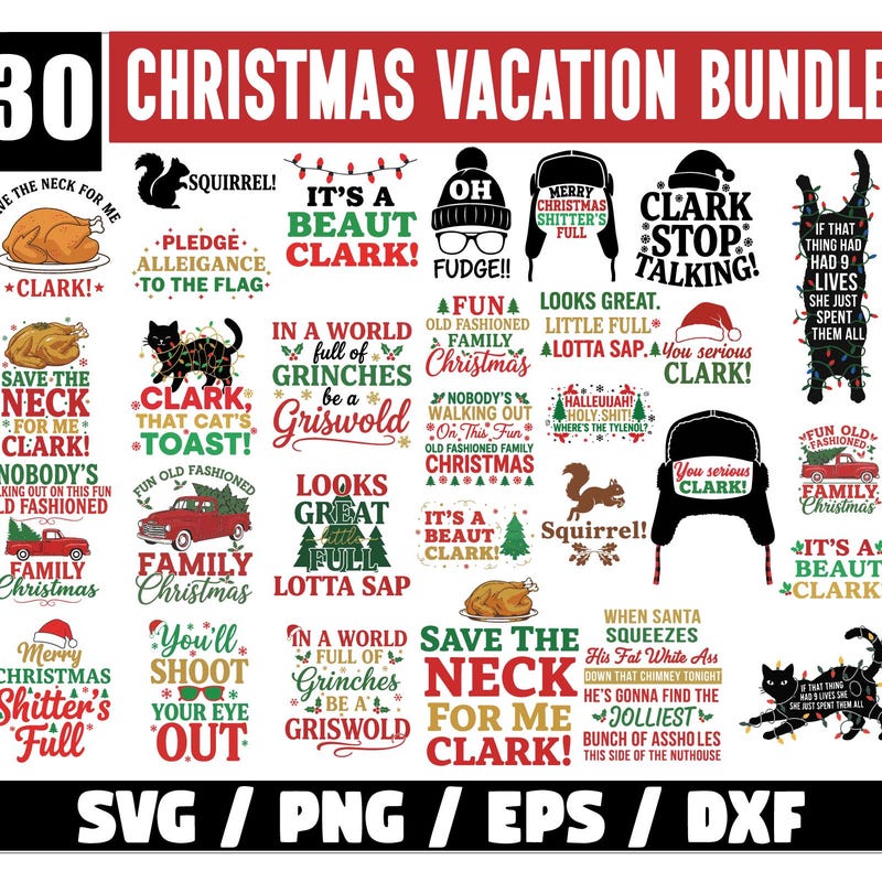 National Lampoons Christmas Vacation Clipart - Etsy