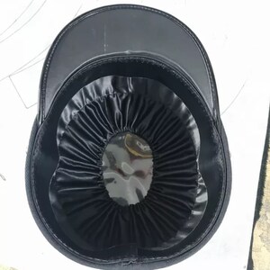 French Police Dress Kepi Black Wool With Silver Braid Detailing - Etsy