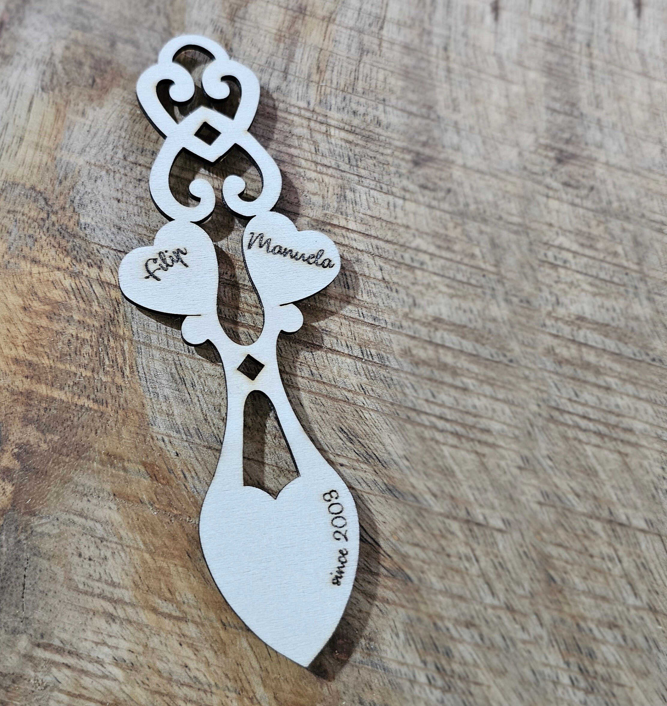 Personalised Engraved Love Spoon Magnet Customizable Gift - Etsy UK