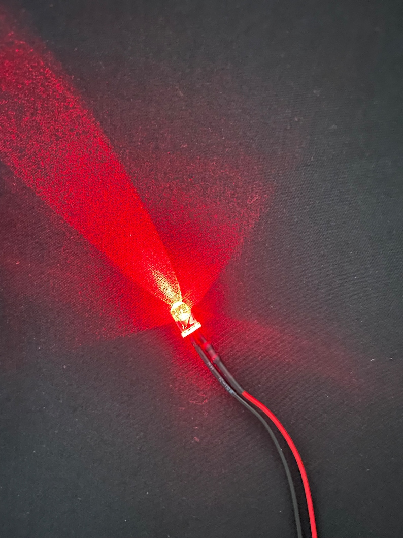 Prewired Single LED Light Assembly With On/off Switch & 3 Volt Battery ...