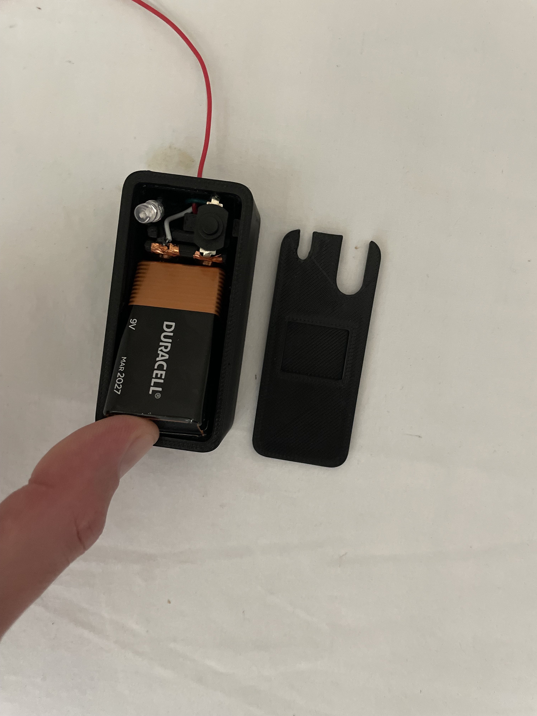 Fully Assembled 3D Printed PLA 9V Battery Box With Sliding Door - Etsy