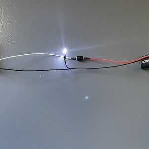 9 Volt Battery Snap Connector With On/off Push-button Switch & LED - Etsy