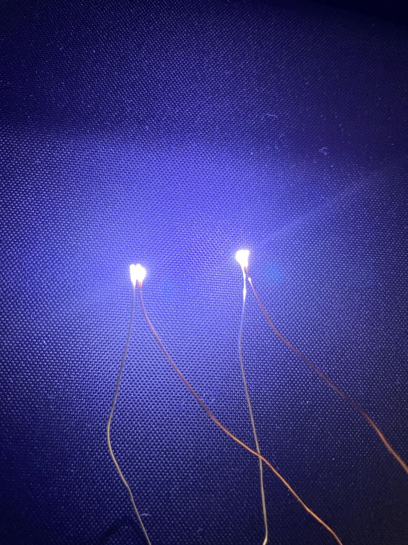 Prewired Double Micro LED Light Assembly With On/off Switch & 3 Volt ...