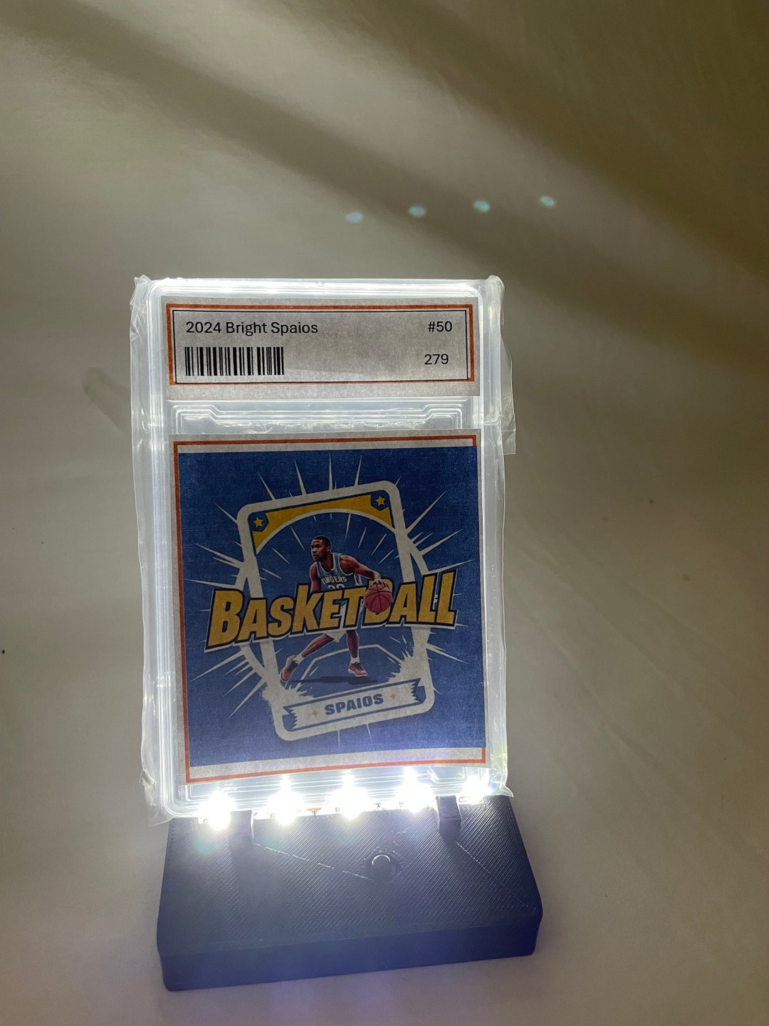 3D Printed PLA Light up Trading Card Stand With ON/OFF Switch - Etsy