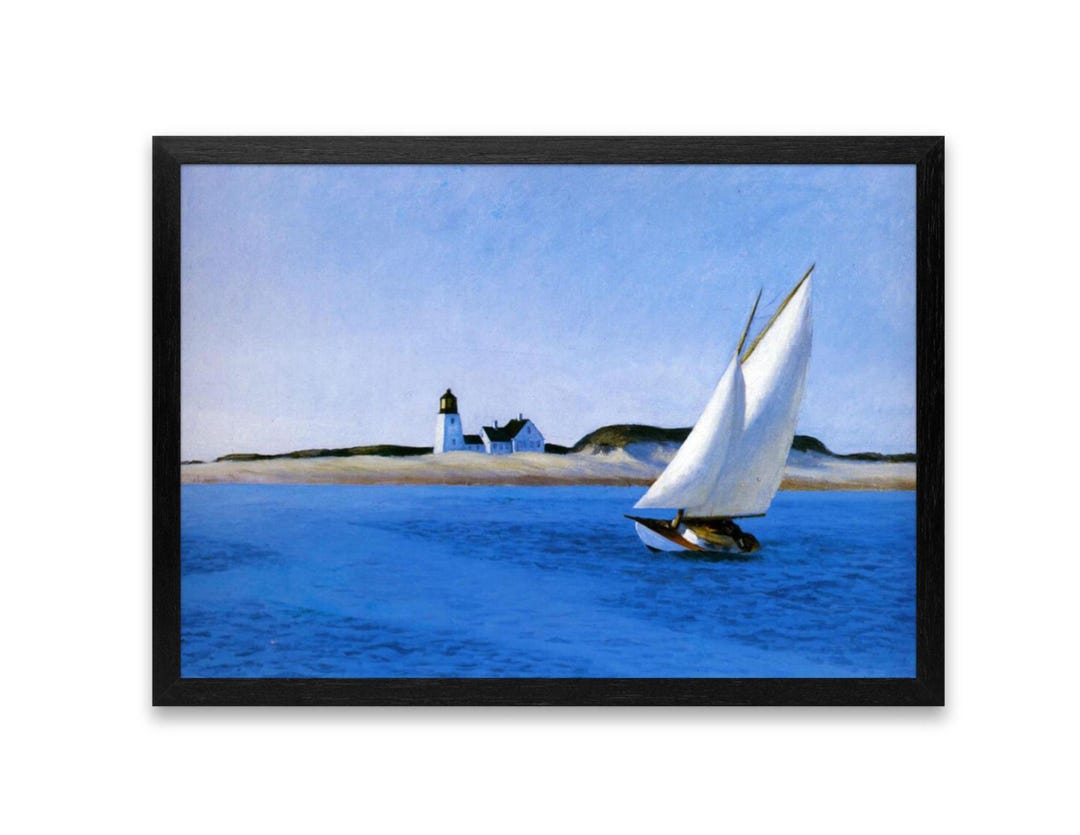 Antique Oil Painting, the Long Leg, Edward Hopper, Canvas Reproduction ...