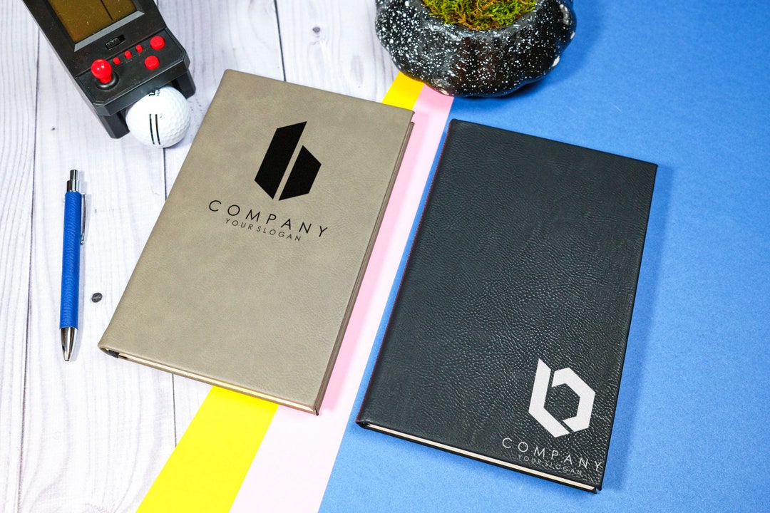 Custom Company Logo Journal, Company Name Engraved Journal, Logo ...