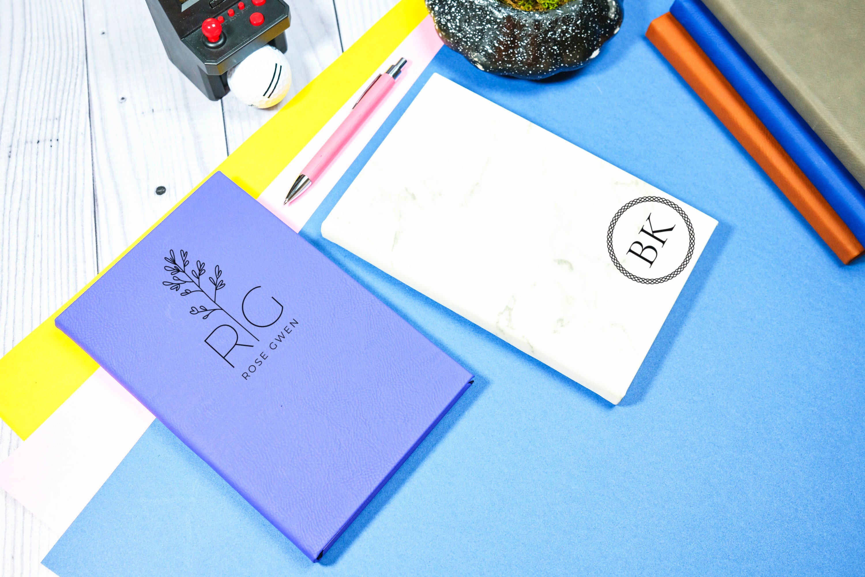 Custom Company Logo Journal, Company Name Engraved Journal, Logo ...