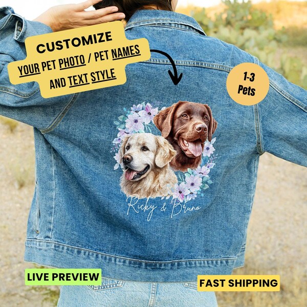 Denim Dog Jacket - Etsy