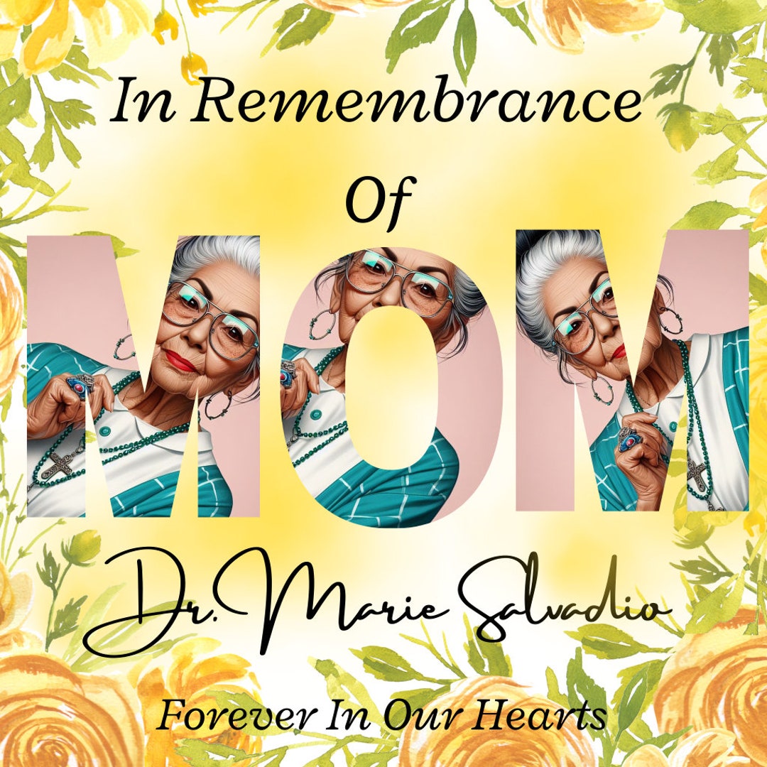 In Loving Memory Editable Canva Template - Etsy
