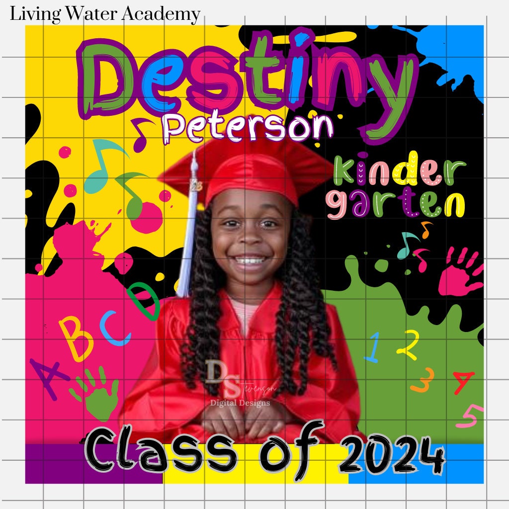 Pre-k/kindergarten Editable Graduate Template - Etsy