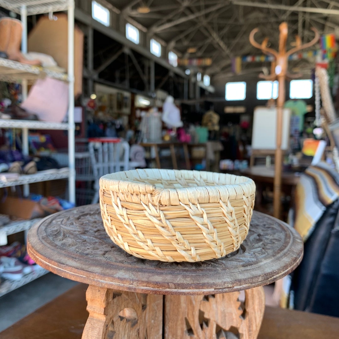 Vintage Handmade Tohono Oodham Basket - Etsy