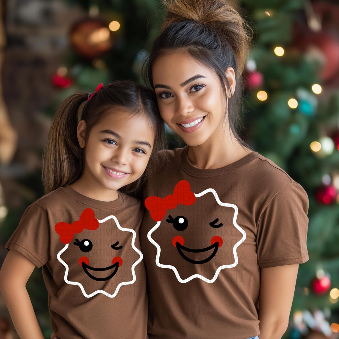Red Gingerbread Girl PNG File: Wavy Redcheeks (digital Download) - Etsy