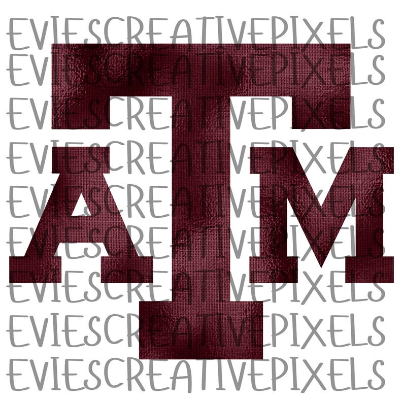 Texas A&M Logo Canva Frame Template - TAMU Editable Digital Design for ...