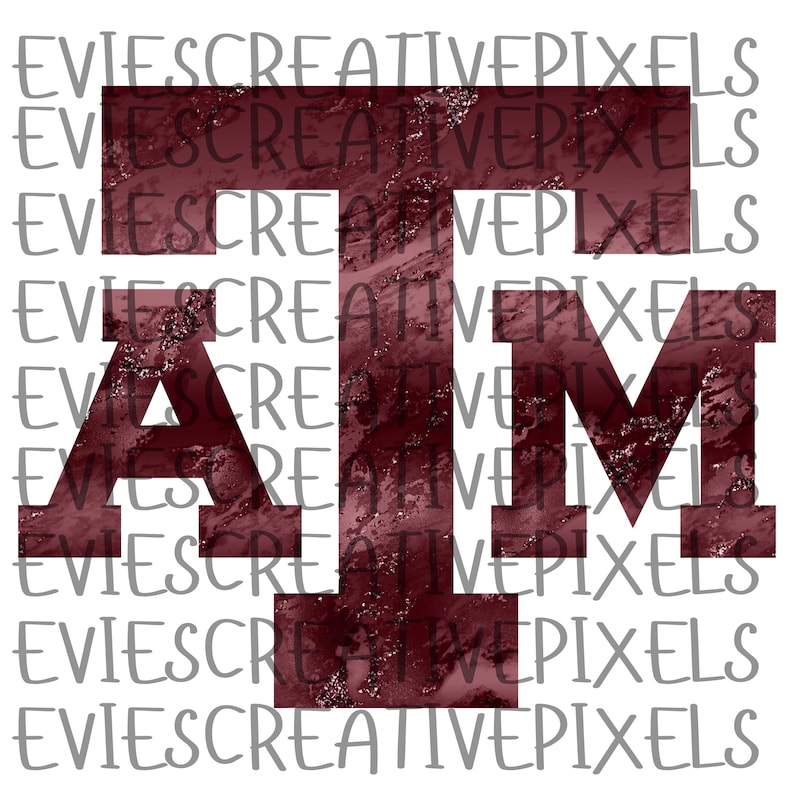 Texas A&M Logo Canva Frame Template - TAMU Editable Digital Design for ...