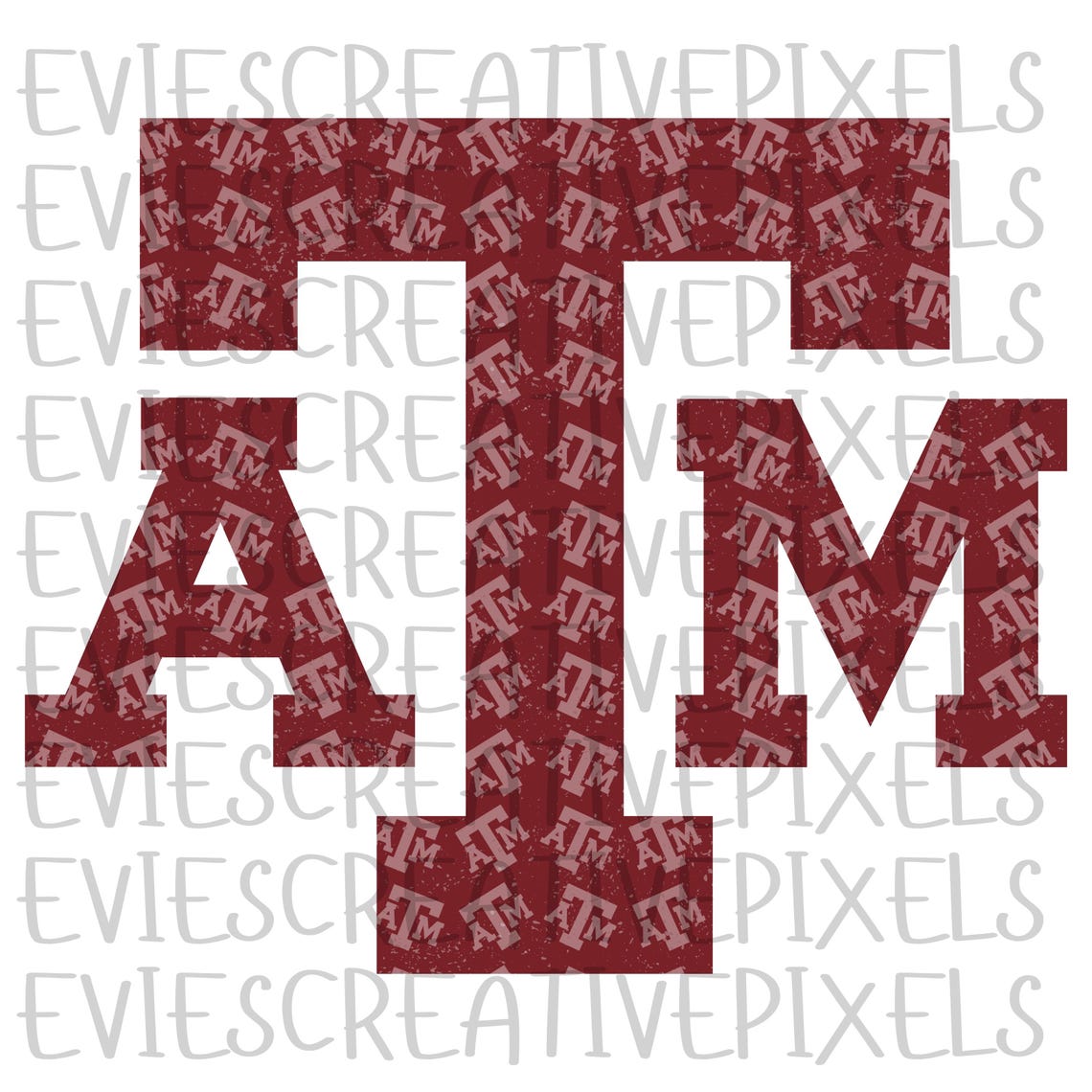 Texas A&M Logo Canva Frame Template: Aggie DIY Design (digital Download ...