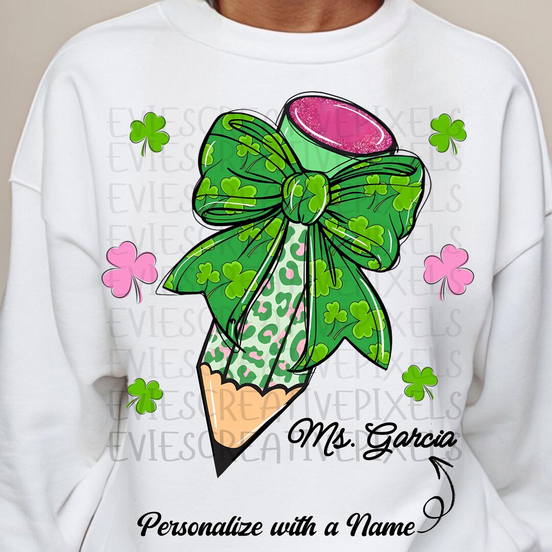 St. Patricks Day Teacher Png, Teacher St Patrick Png, Lucky Teacher Png ...