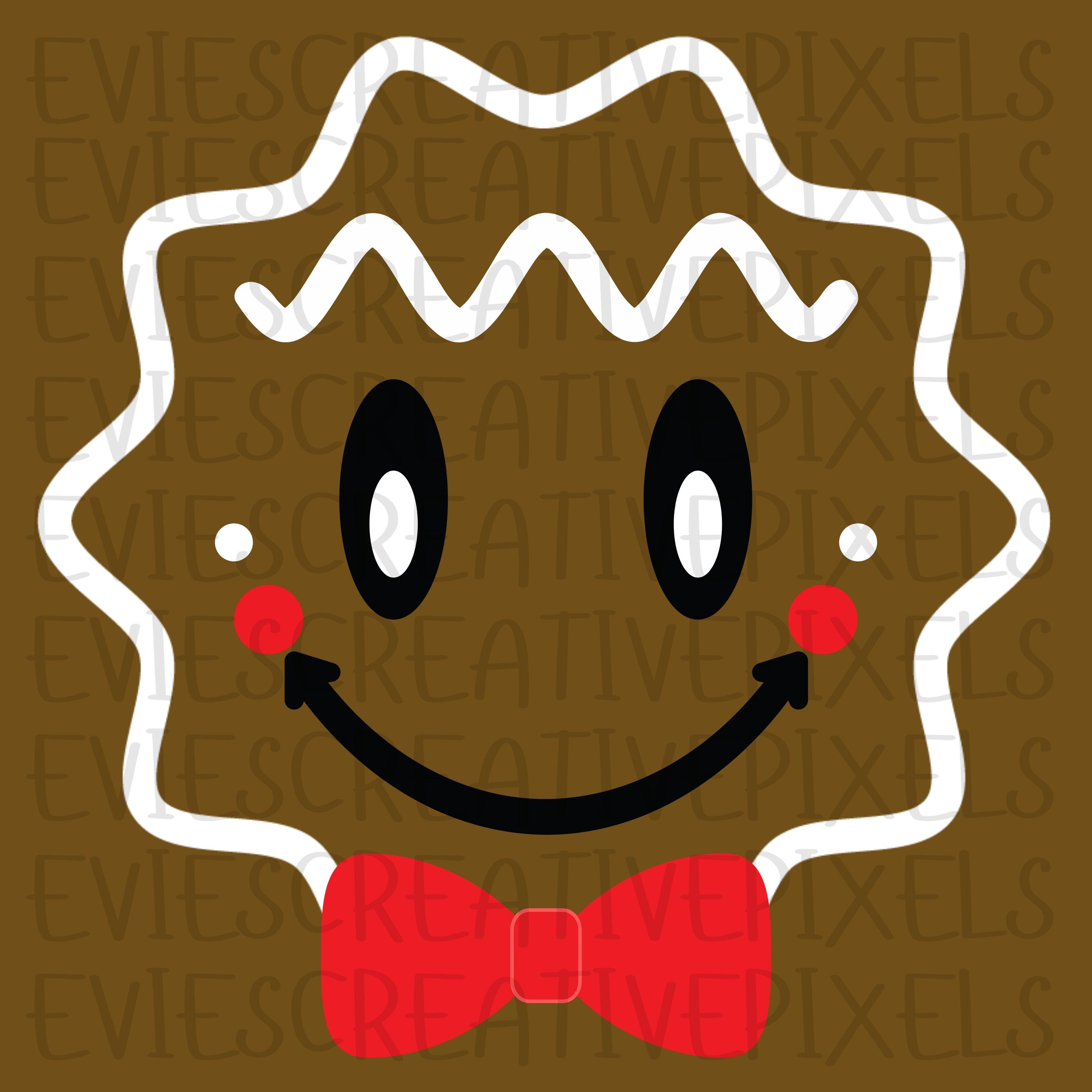 Preppy Gingerbread Boy, Gingerbread Boy, Gingerbread Boy W/bowtie ...