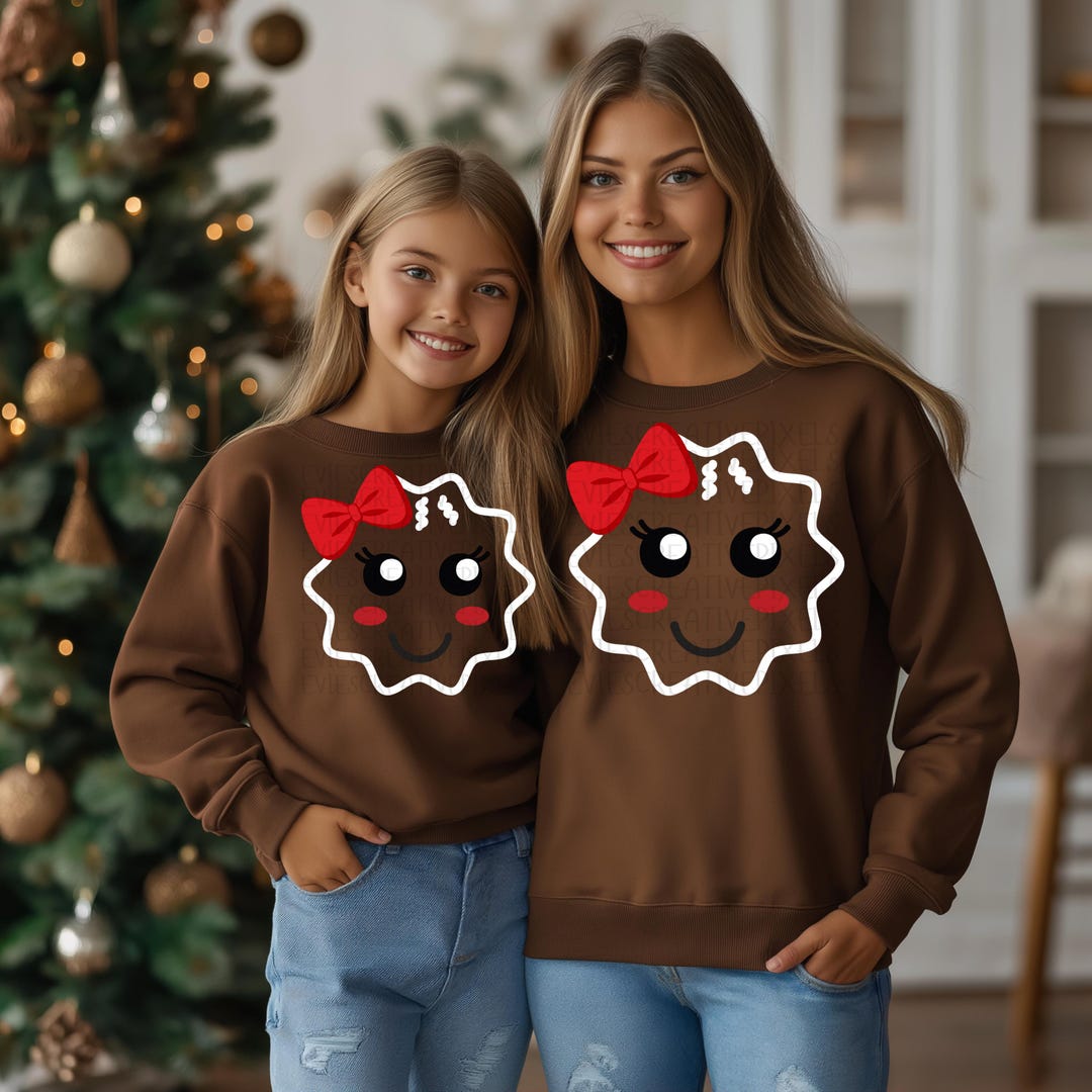 Gingerbread Girl PNG File: Red Squiggly Face (digital Download) - Etsy