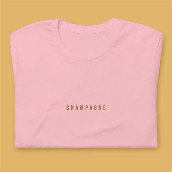 Champagne Tshirt - Etsy