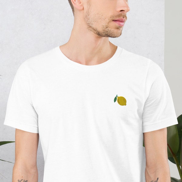 Embroidered Lemon - Etsy