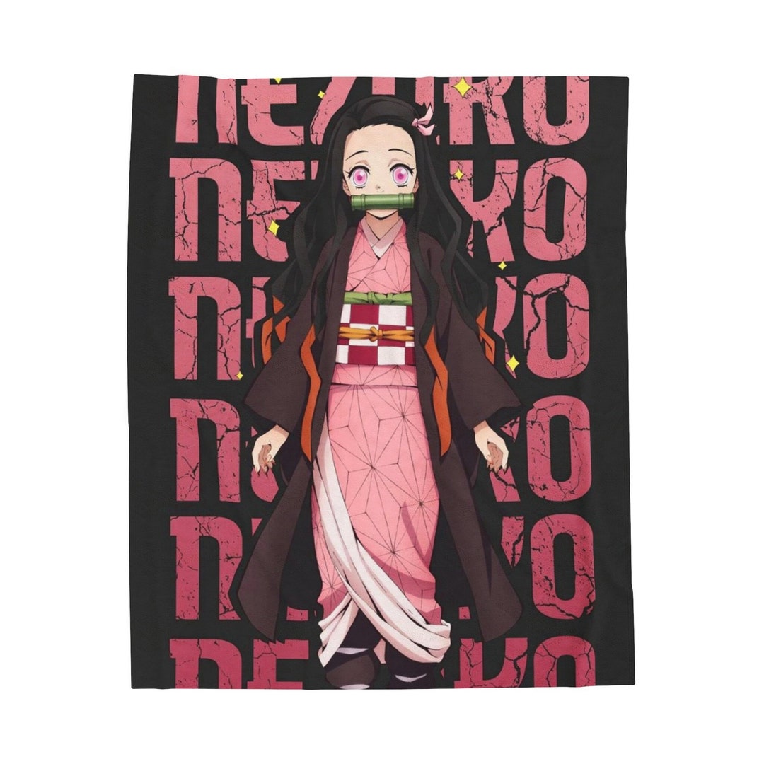Demon Slayer Blanket, Anime Blanket, Nezuko Blanket, Demon Slayer ...