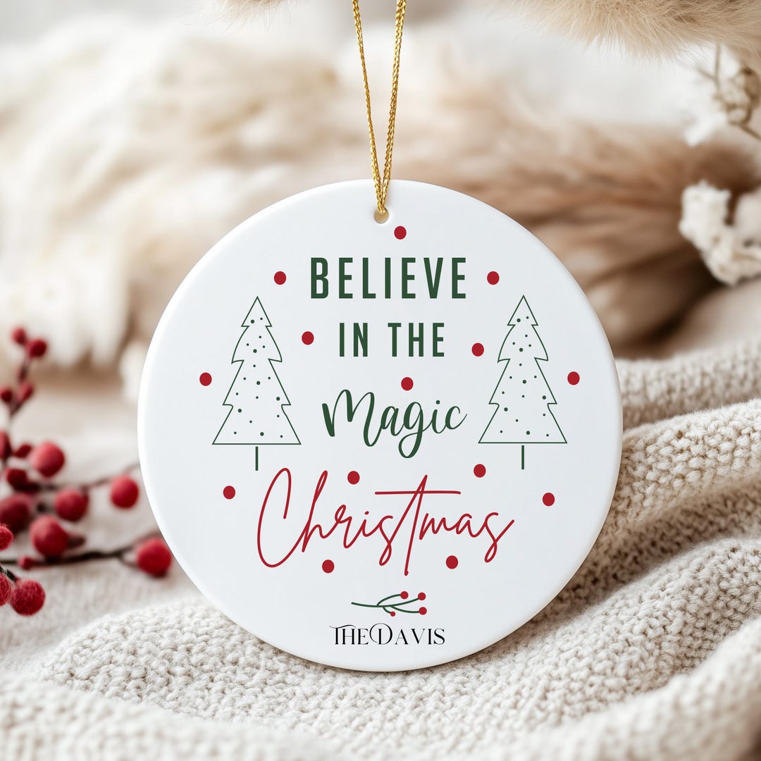 Personalized Family Ornament 2024. the Davis Family, Holiday Keepsake ...