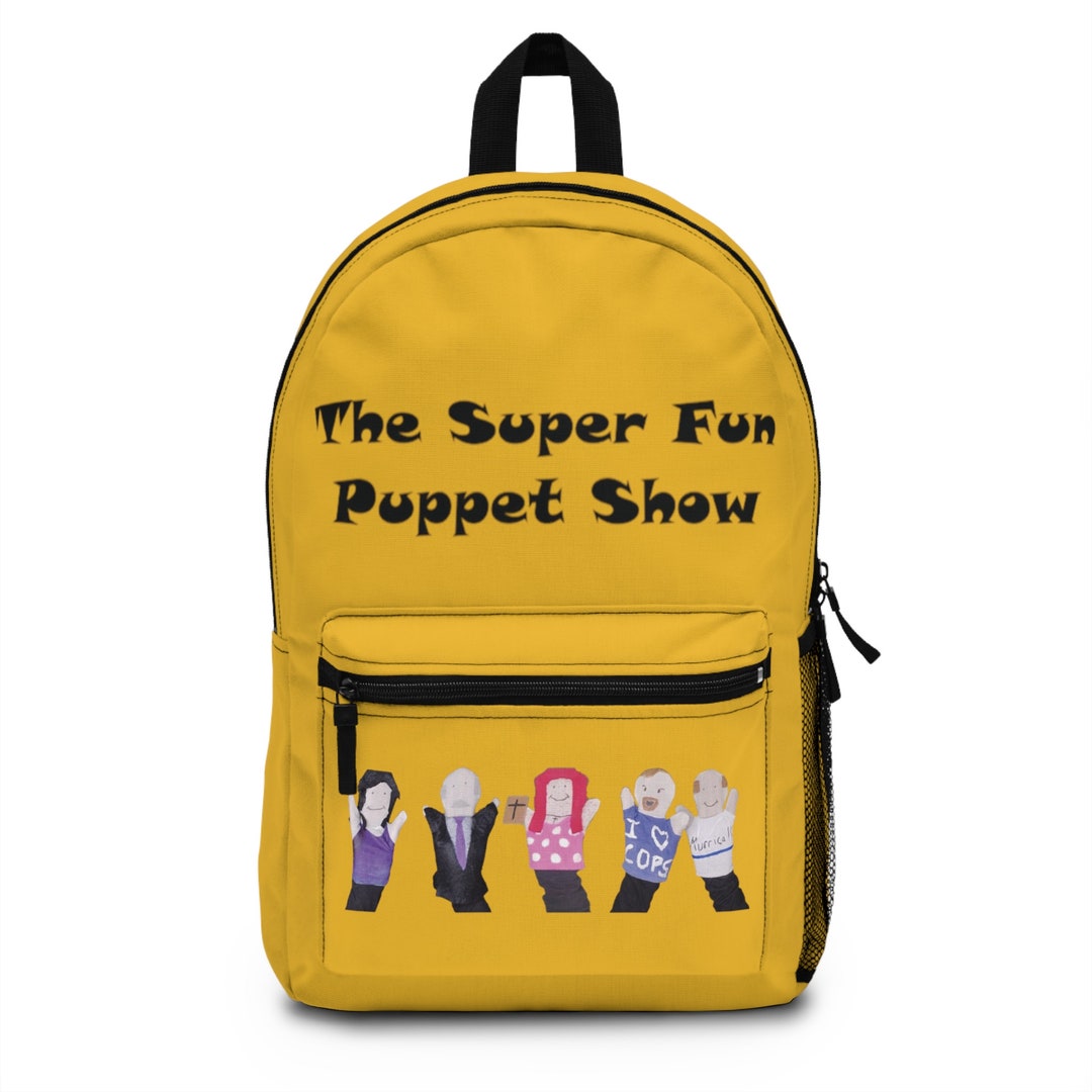 Backpack - "the Super Fun Puppet Show" Theme - Etsy