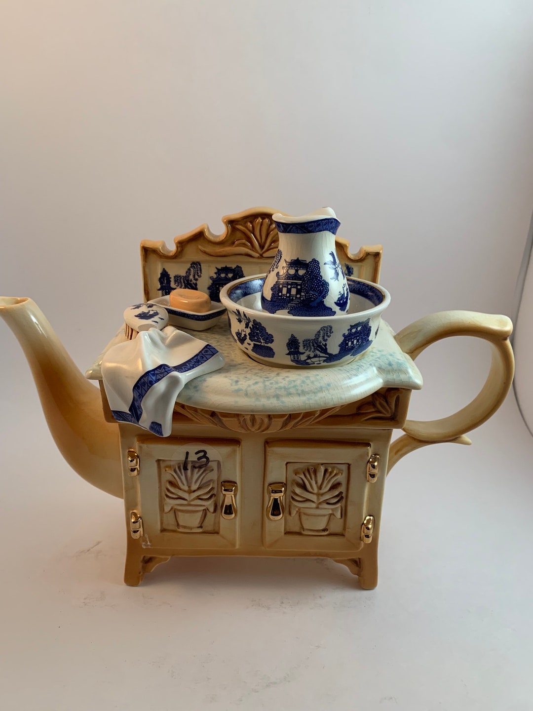 Vintage Cardew Design Blue Willow, Vintage Hand Painted, Collectable - Etsy