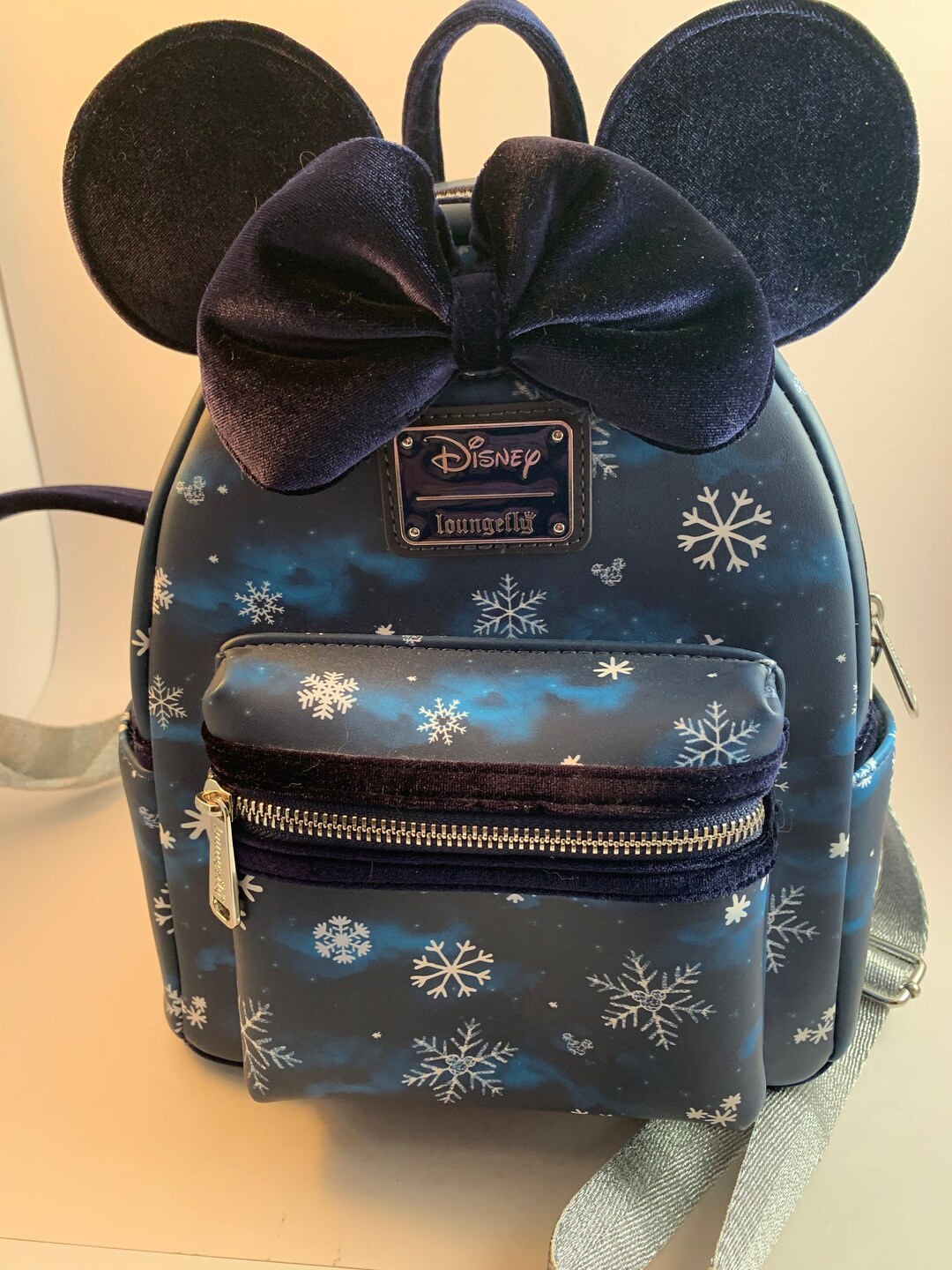 Loungefly Disney Mini Mouse Blue Snowflake Backpack - Etsy