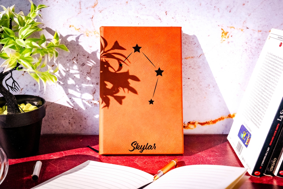 Personalized Zodiac Constellation Journal, Custom Zodiac Journal ...