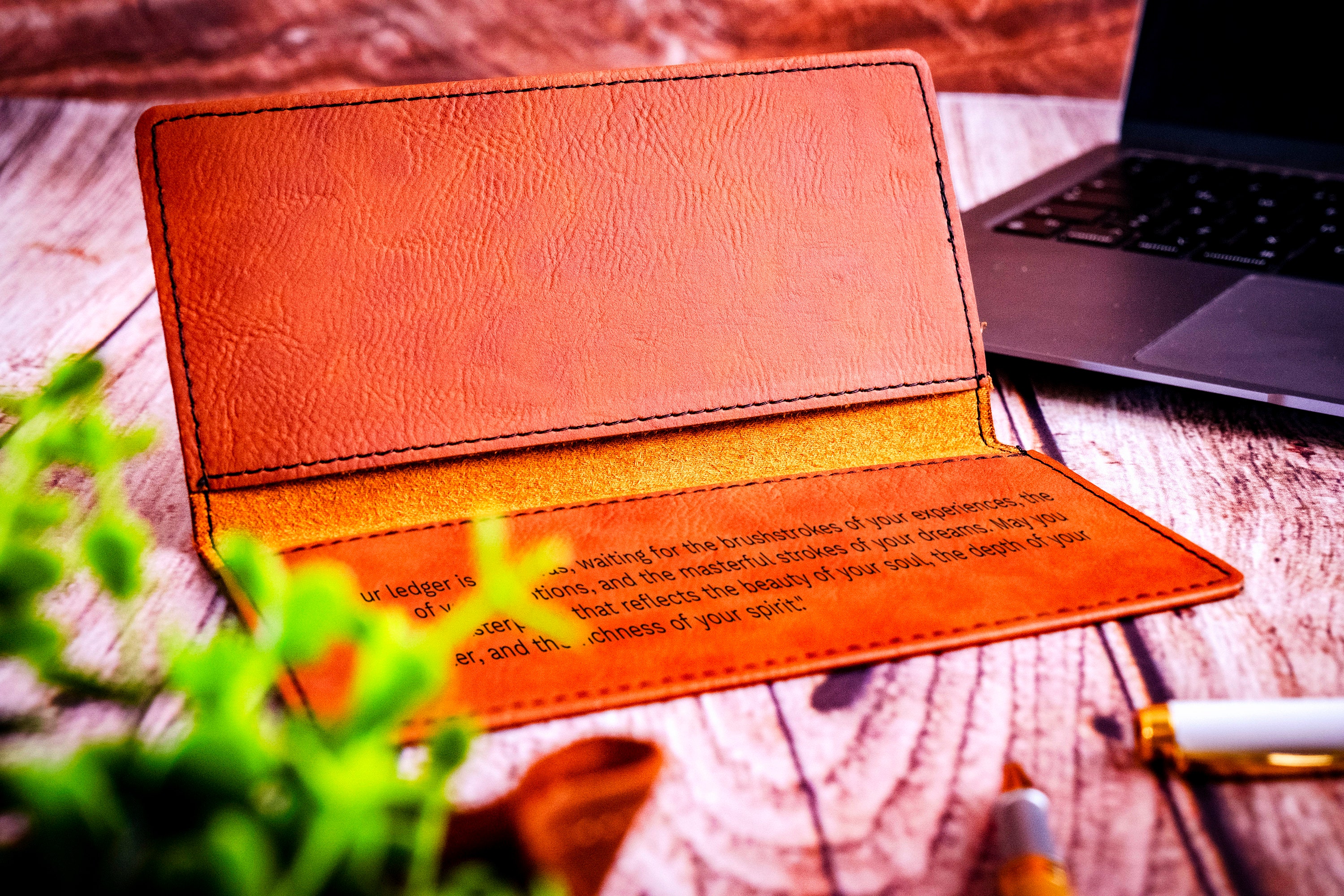 Personalized Company Checkbook Covers, Checkbook Holder, Checkbook ...