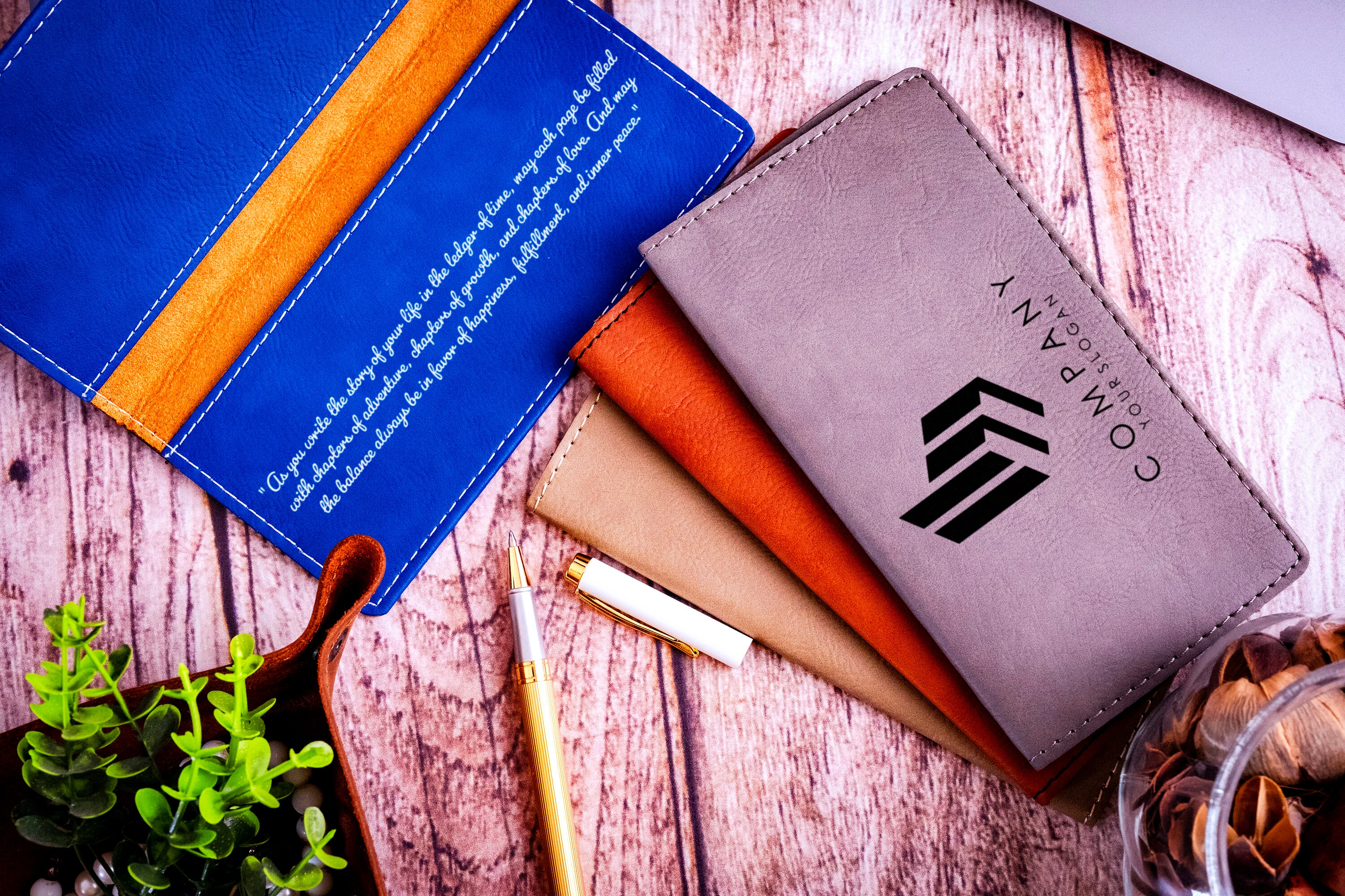 Personalized Company Checkbook Covers, Checkbook Holder, Checkbook ...