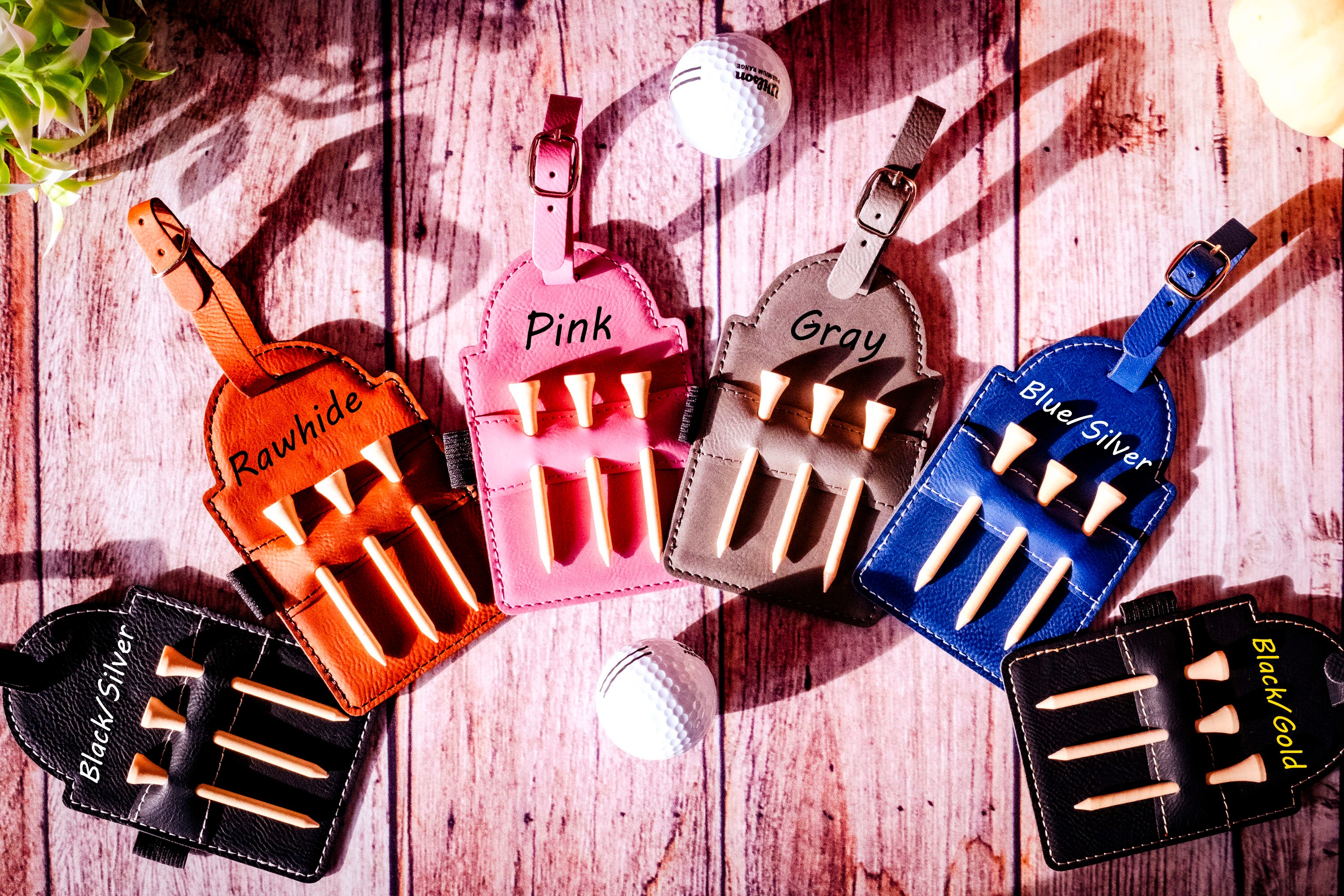 Custom Company Logo Golf Bag Tag, Leather Golf Bag Tag, Personalized ...