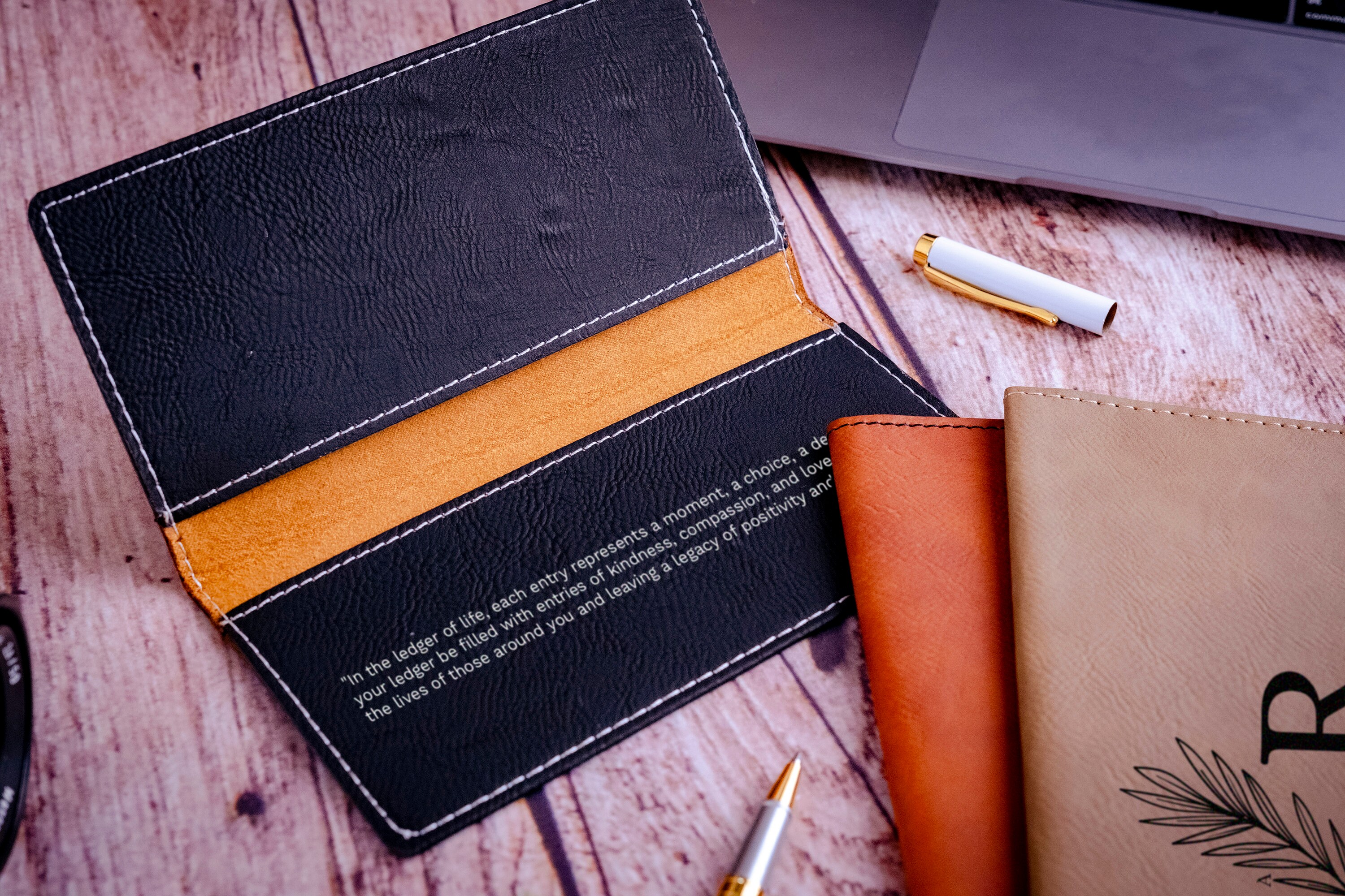 Personalized Company Checkbook Covers, Checkbook Holder, Checkbook ...