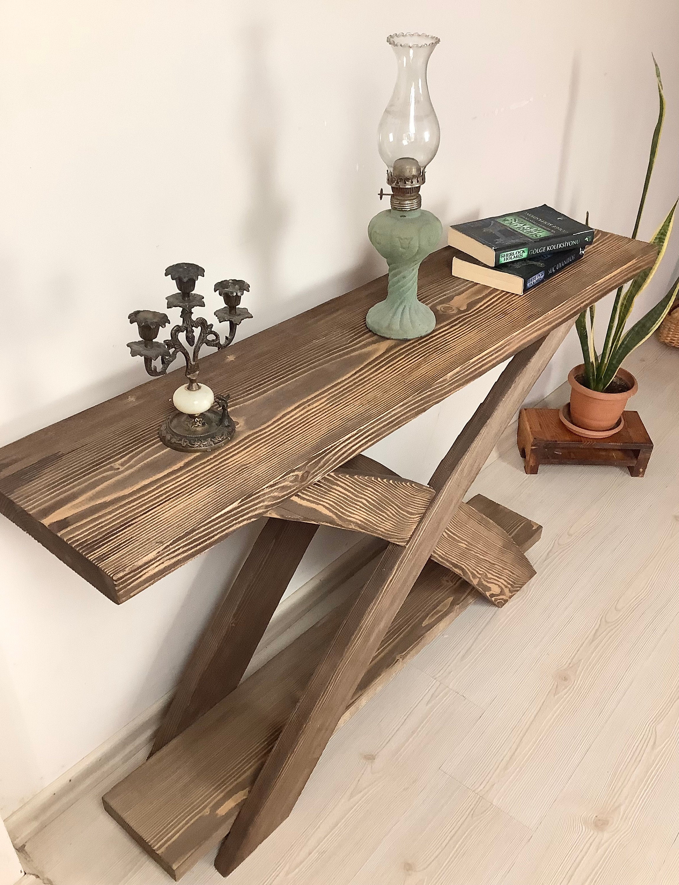 Rustic Custom Reclaimed Wood Console Table/wooden/entryway Table/farm House/kitchen/coffee ...