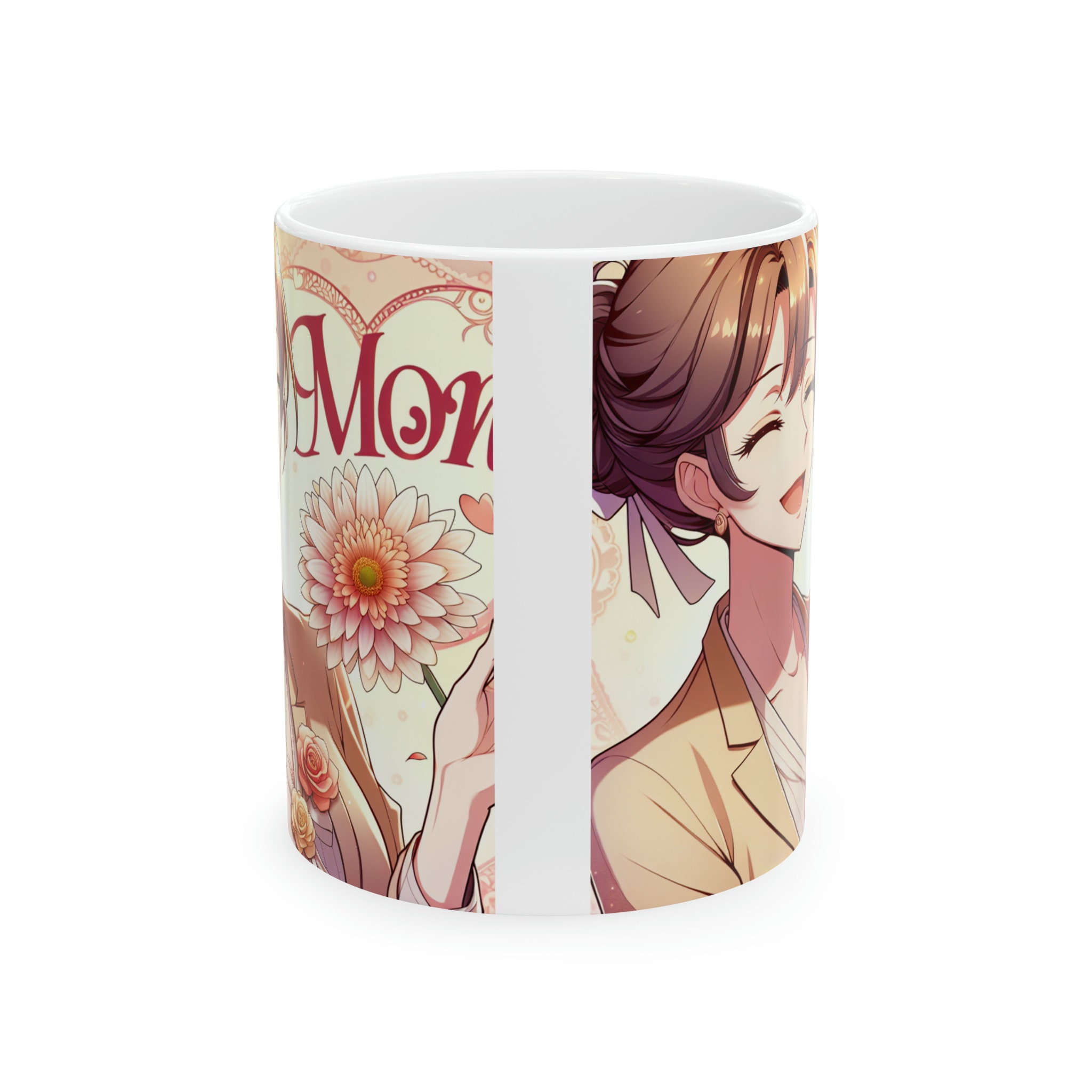 Mom Birth Flower Tumbler Mug, I Love My Mom, Self Care, Mama Mug ...