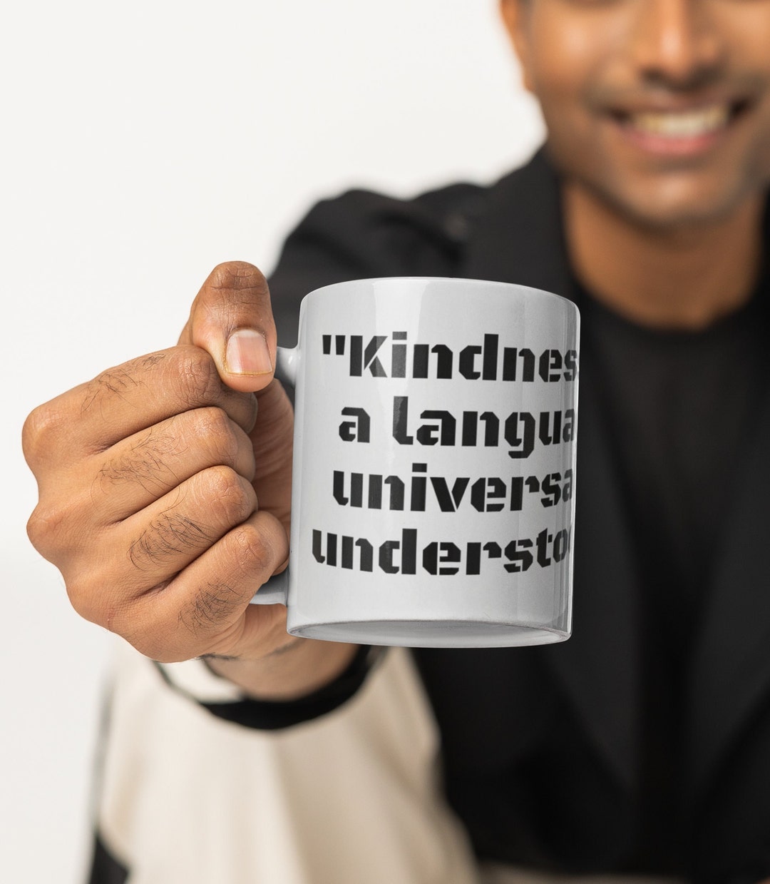 Kindness is a Language Coffee Cup, Universal Understood Coffee Cup ...