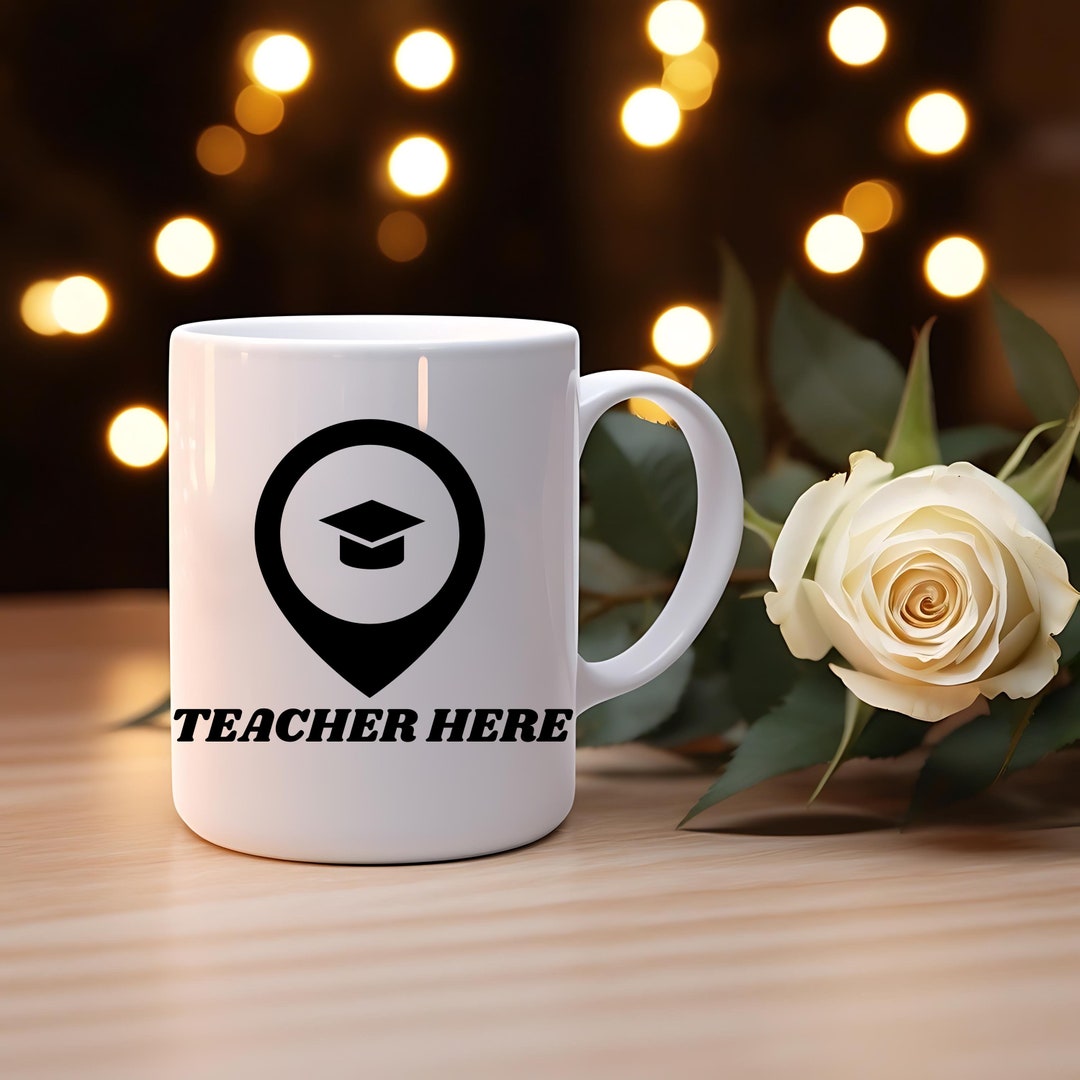 Back to School Mug, Teacher Mug, Thank You Mug, Teacher Here Mark ...