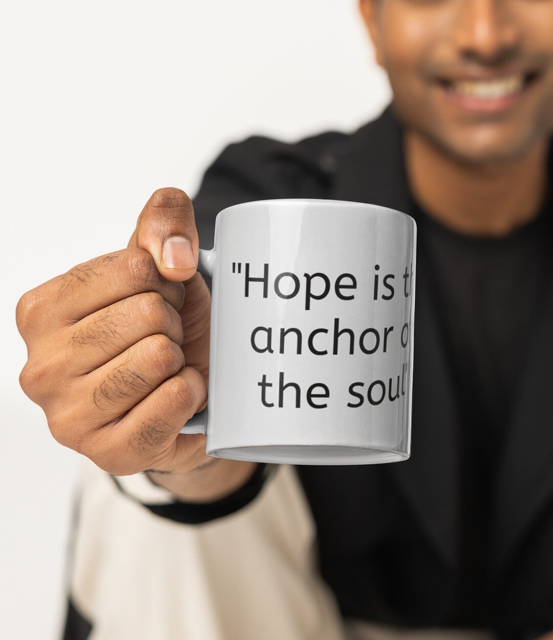 Hope is Anchor the Soul Coffee Cup, Birthday Gift Mug, Self Care Mug ...