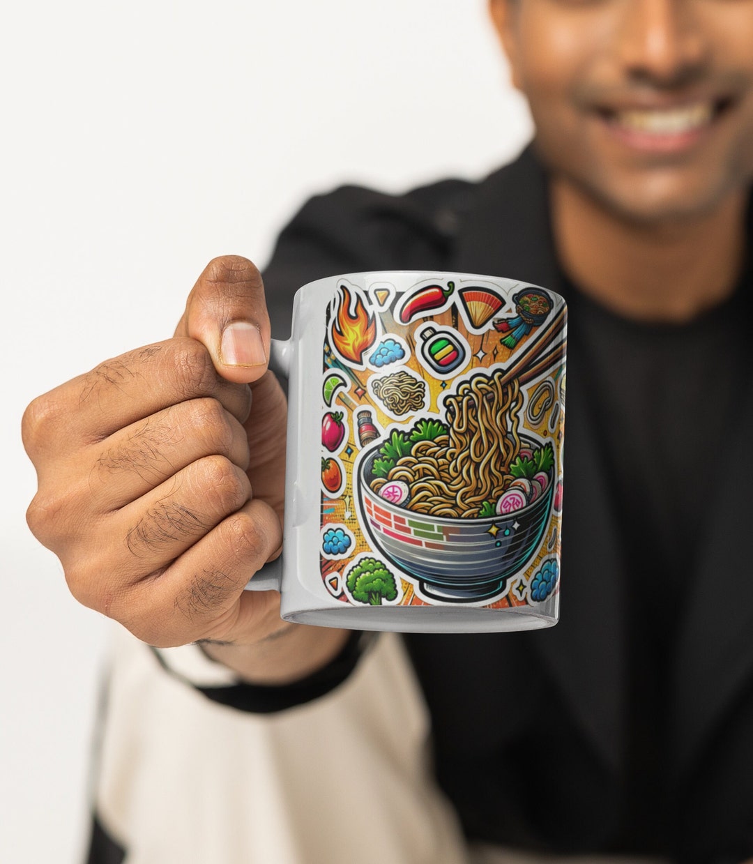 Ramen Noodles, Noodle Gift for Women, Coffee Tea Cup Gift, Japanese ...