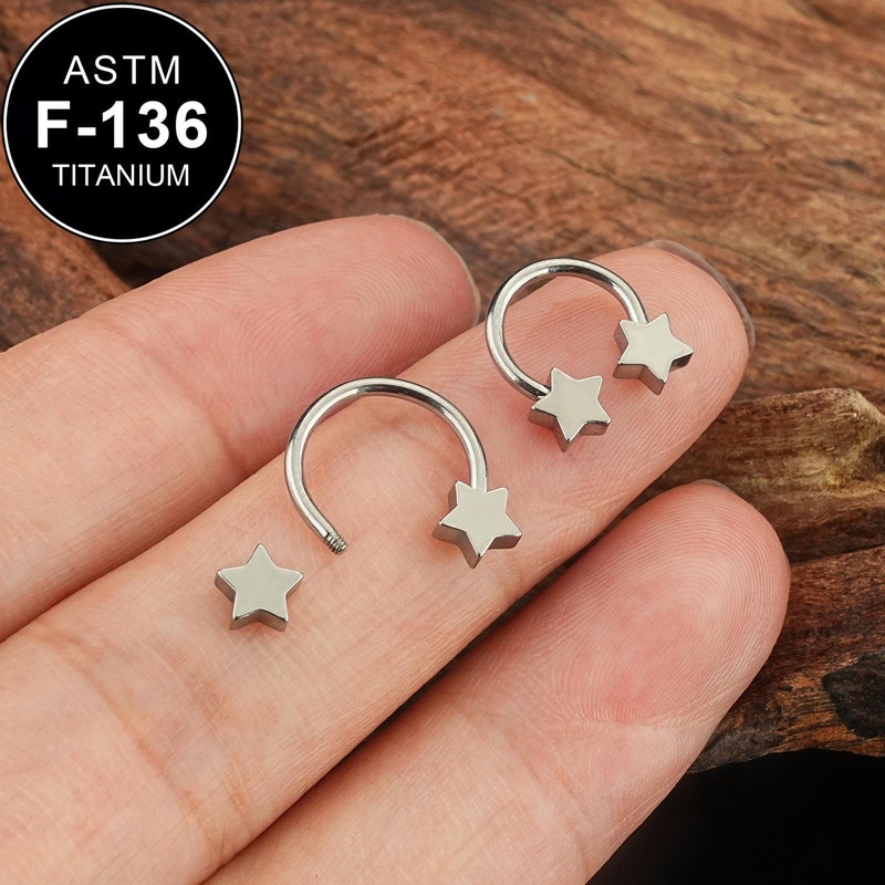 Geometric Septum Ring 14g - Etsy